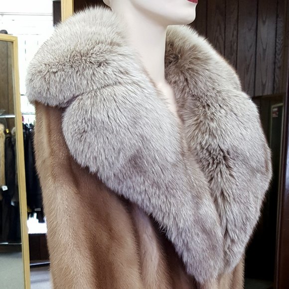 A.J. Ugent Furs | Jackets & Coats | Clearance Emba Mink Fur Jacket With ...